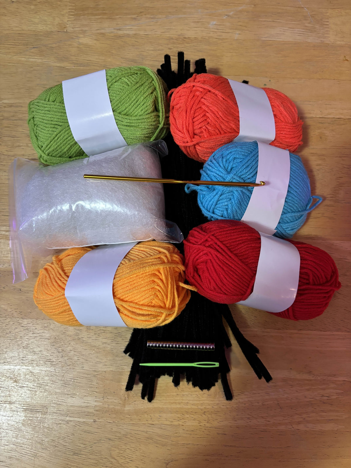 Custom Crochet Figure DIY Kit: 5 Characters – Alan Becker